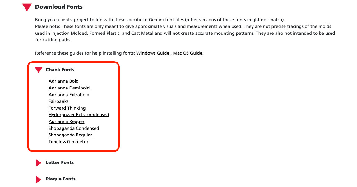 How to Download Gemini Standard Fonts